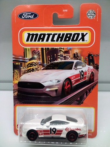 Matchbox Superfast / MB 1226 - '19 Ford Mustang - White - Brembo #19 ...