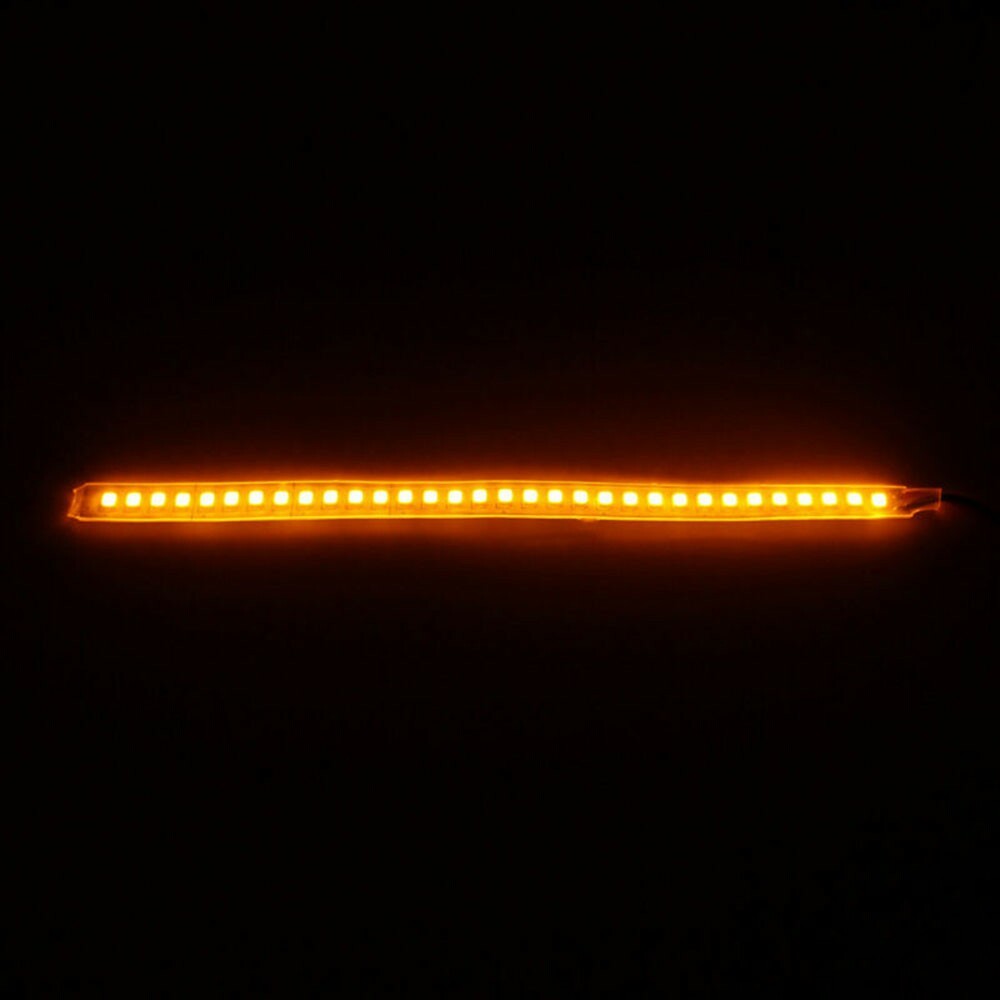 2X Car Sequential LED Strip Turn Signal Indicator DRL Daytime Running ...