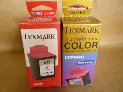 Lexmark 12A1980 (80) Color Ink Cartridge Genuine | eBay