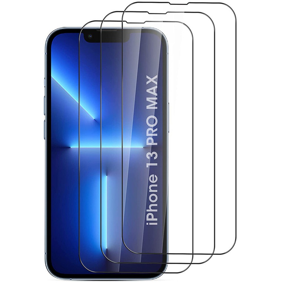 For iPhone Air 17 16E 16 15 14 13 12 11 Pro Max Tempered Glass Screen ...