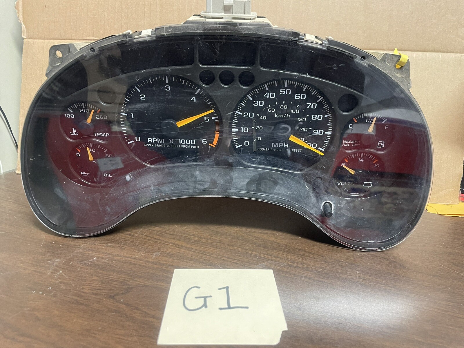 99 Chevrolet Blazer Instrument Cluster 16248365 | eBay