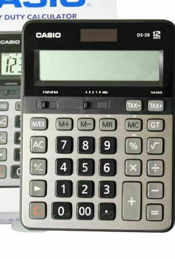 Casio Ds-2b Heavy Duty Calculator Desk-top Type 12digits for sale ...