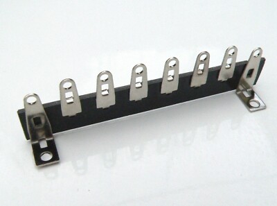 8 Way Tin Plated Tagstrip for Valve guitar handwired amplifier project ...
