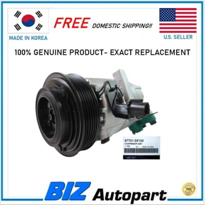 NEW OEM A/C COMPRESSOR W/CLUTCH FOR 11-12 HYUNDAI ELANTRA 1.8L 2.0L ...