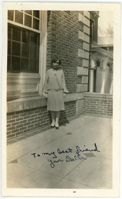 1926 Photo Ohio University Athens OH Flapper College Girl Della Lindley ...