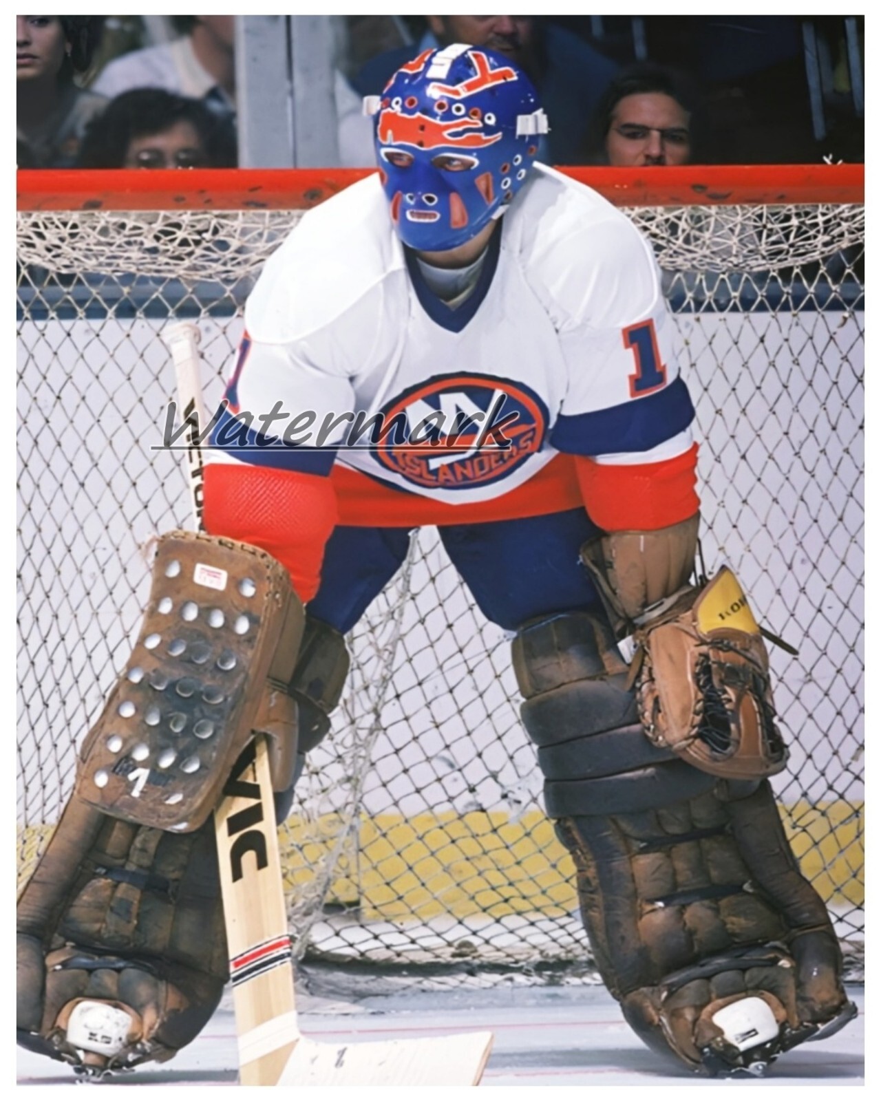 NHL Glenn Chico Resch New York Islanders Game Action Color 8 X 10 Photo ...