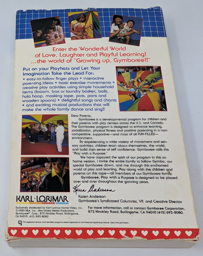 Gymboree - Play With a Purpose (VHS) for sale online | eBay