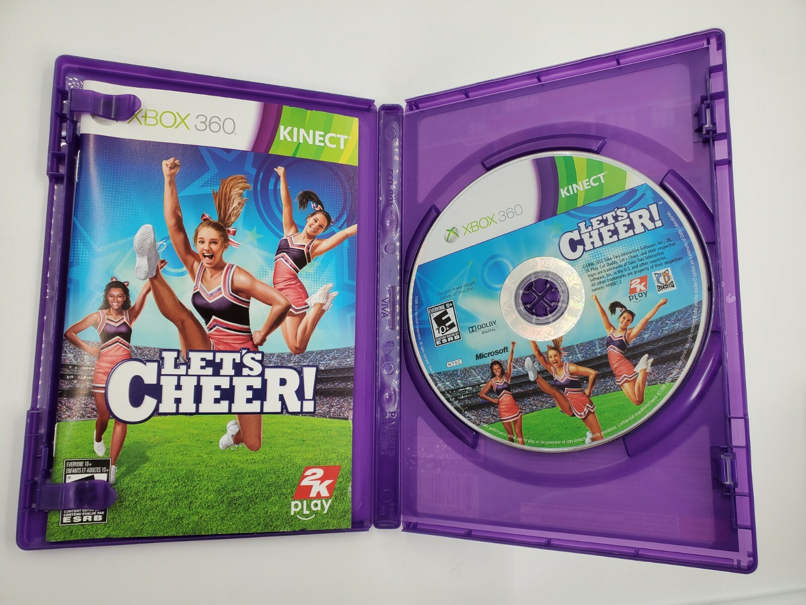 Let's Cheer Xbox 360 Kids Kinect Game Cheerleader/cheerleading/exercise ...