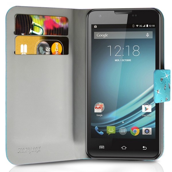 Etui Diamant Universel XL bleu clair pour Hisense T5 Plus 3664154624948 ...