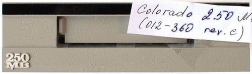 Colorado 250MB Bande Lecteur Inretnal, 012-360 REV C (Beige) | eBay