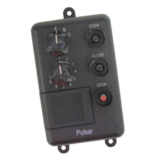 Pulsar 535T Transmitter - Wall Mount Three Button Transmitter - 27 Door ...