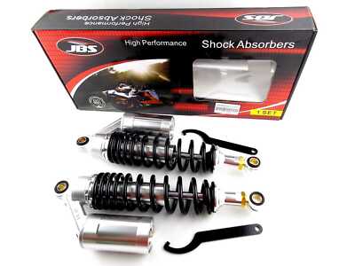 KAWASAKI S3 400SS 320mm JBS REAR AIR NITROGEN CELL SHOCK ABSORBERS SB ...