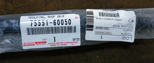 75551-60050 Toyota Moulding Roof Drip Side Finish RH 7555160050 Genuine ...