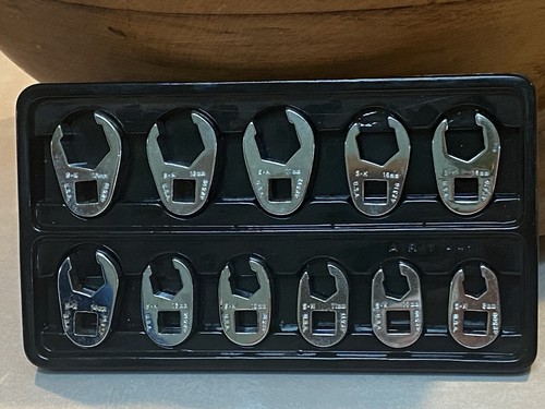 SK Tools USA 11 pc 4511 3/8" Drive Metric 9mm-19mm Crow foot Wrench Set ...