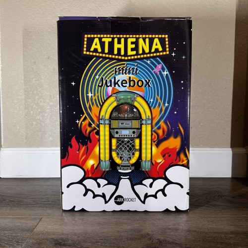 Arkrocket Athena Mini Jukebox/Tabletop CD Player/Bluetooth Speaker ...