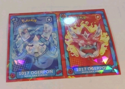 Pokemon Pokedex Vol 3 Sticker Holo Ogerpon E43/E44 | eBay