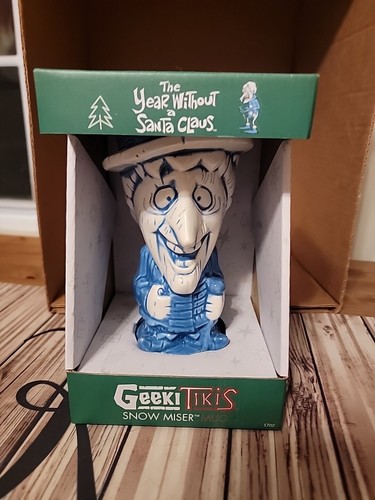 NIB Geeki Tiki Snow Miser Mug The Year Without A Santa Claus- RETIRED ...
