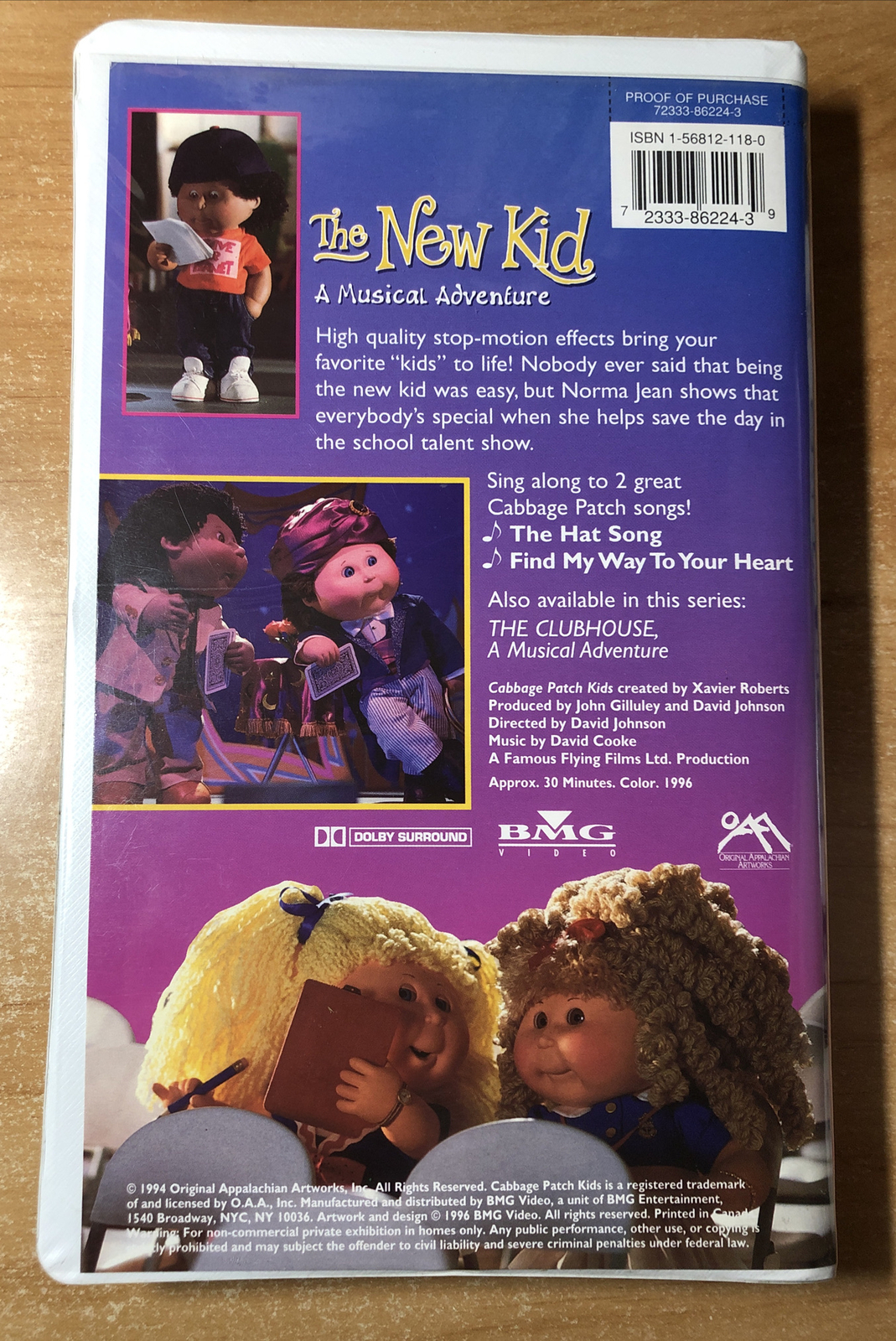 Cabbage Patch Kids: The New Kid New Case (1996) VHS 723338622439 | eBay