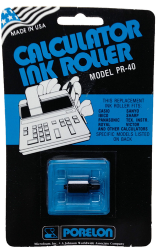 CALCULATOR INK ROLLER, PR-40, CASIO ROYAL SANYO SHARP TEXAS INSTRUMENTS ...