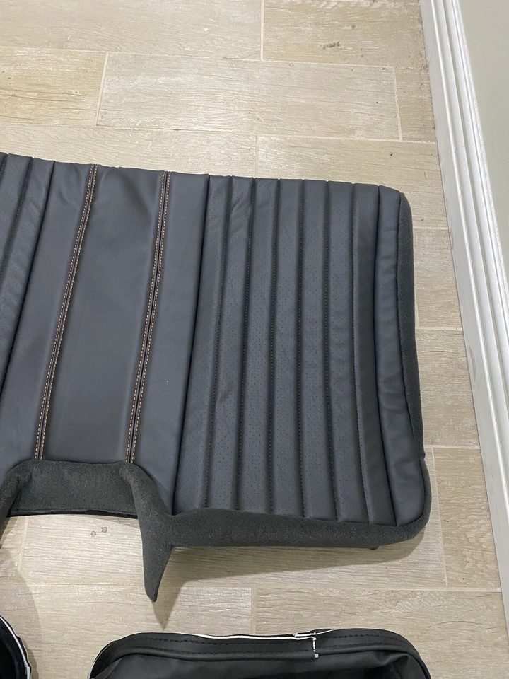 1997-02 Trans Am WS6 Black Seat covers W/SunsetMetallicOrange Stitching ...