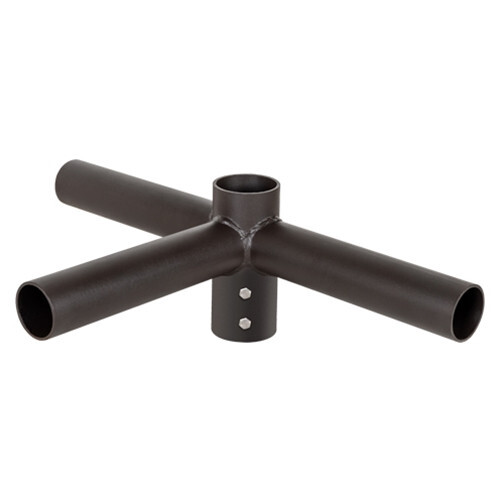 Tenon Adapter, Round Pole Tenon Spoke Triple Bracket, 90 Degree Arms ...