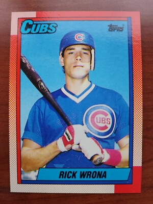 1990 Topps #187 Rick Wrona Chicago Cubs Baseball Card | eBay
