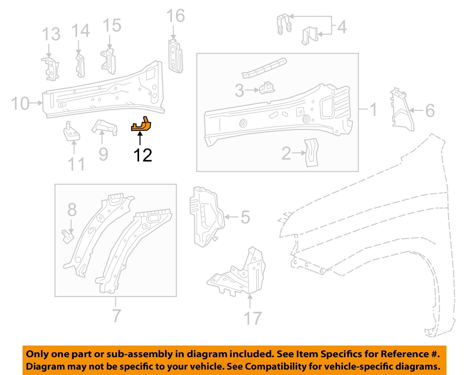 GM OEM 19-23 Sierra 1500 Inner Components-Inner Rail Rear Bracket ...