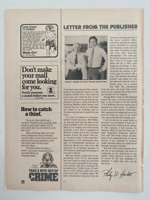 Bob Miller & Publisher Philip Howlett Vintage 1983 SI Magazine Article ...