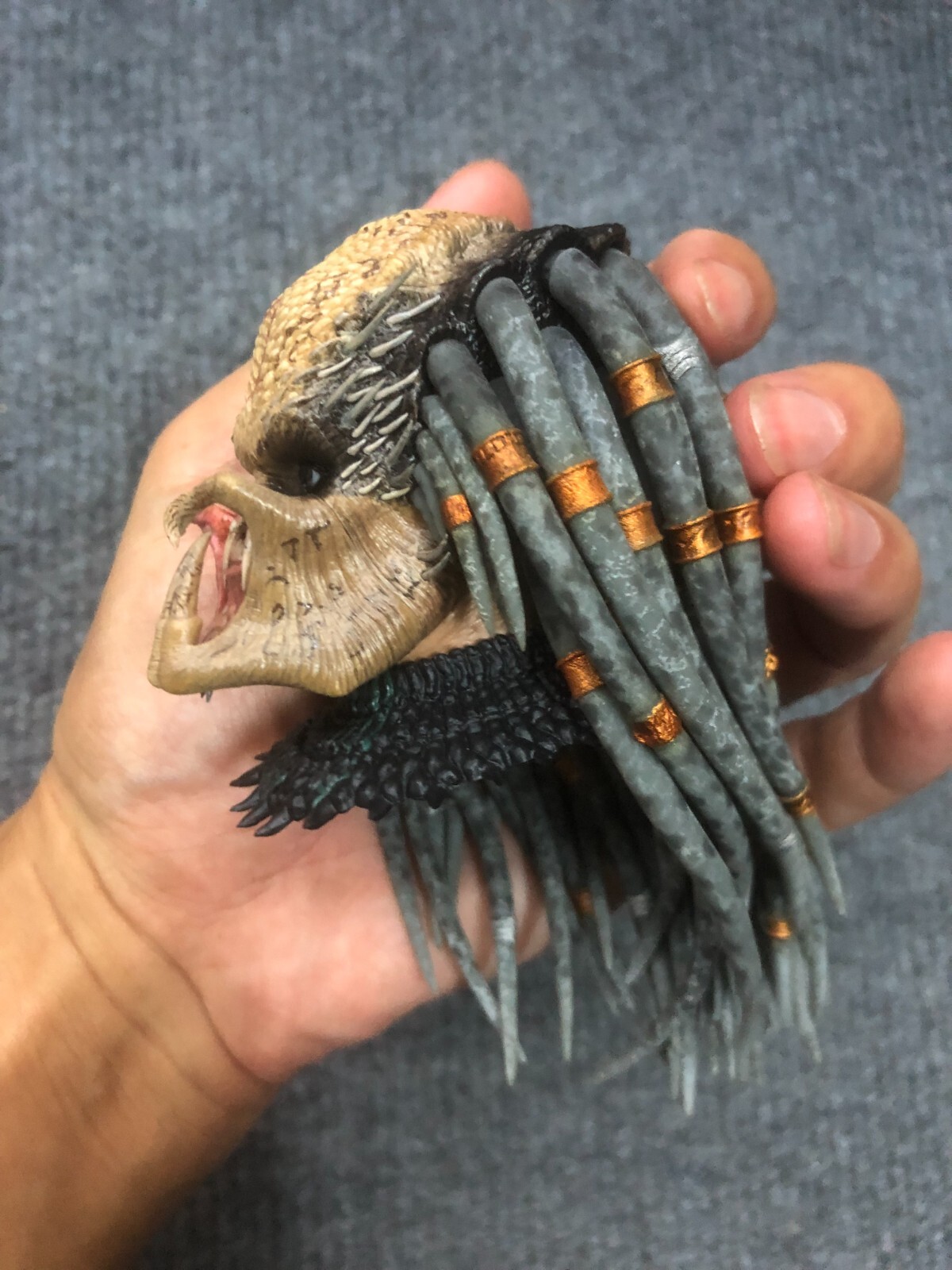 1/6 Hot Toys MMS325 Alien AVP Elder Predator Head Sculpt for Action ...