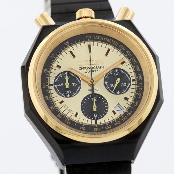 CITIZEN Record Label x TiCTAC 40th Anniversary Tsuno Chrono AN3704-53P ...