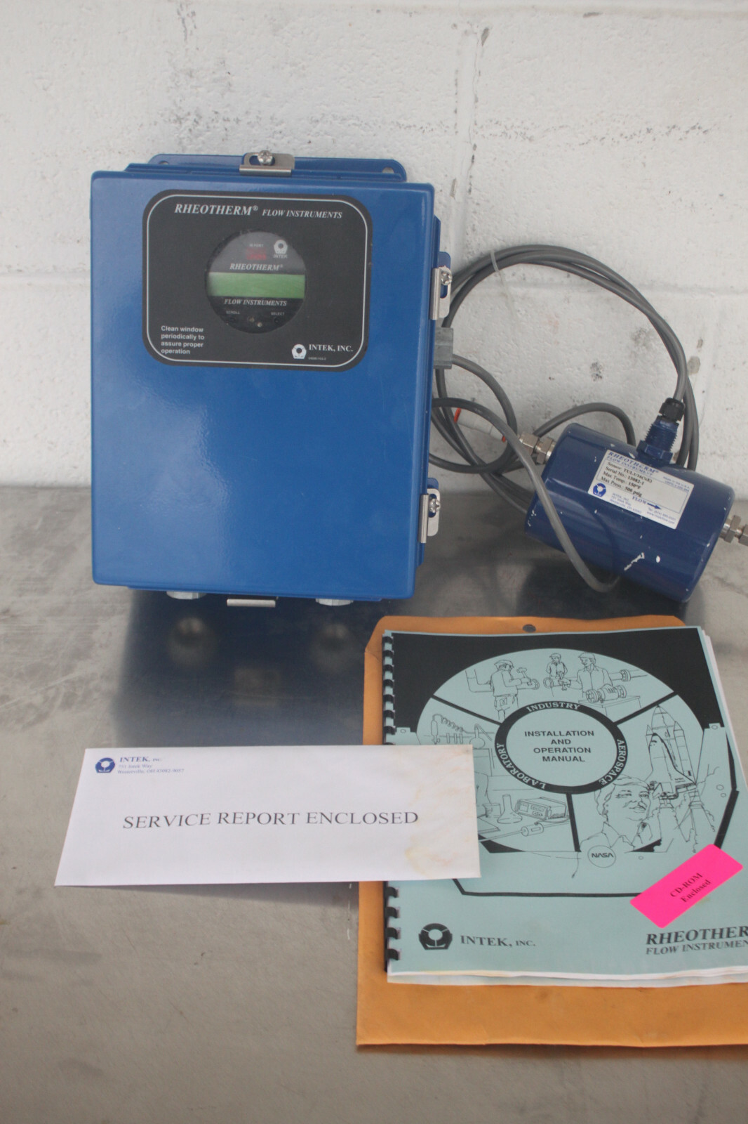 INTEK RHEOTHERM 210R FLOW METER & TUL1/16(1/4E) SENSOR | eBay