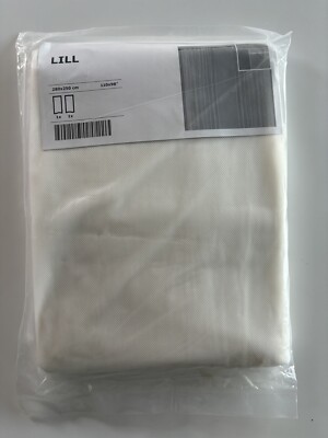 IKEA 901.119.80 Lill Sheer 2 Panels 98 X 110 in Curtain - White (CC ...