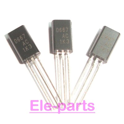 20 PCS 2SD667AC TO-92L 2SD667A 2SD667 D667AC D667 Silicon NPN Epitaxial ...