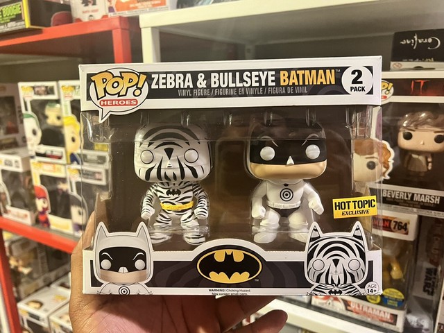 Customized Funko Pop Bullseye and Zebra Batman 2pk for sale online | eBay