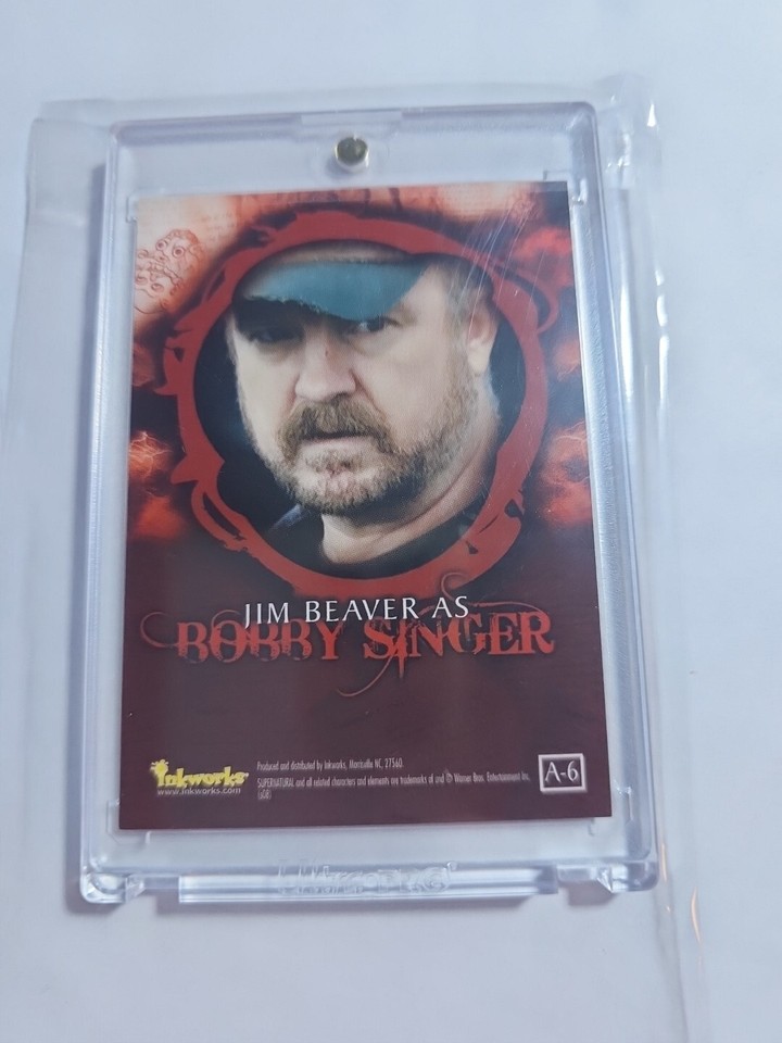 Inkworks Supernatural Jim Beaver Bobby Singer Autograph Card A-6 | eBay