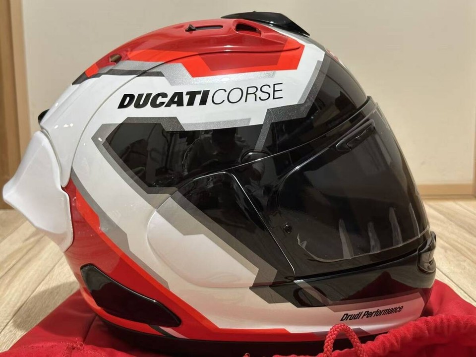 Arai RX-7X Ducati Corse V5 CORSAIR-X Used Full Face Helmet Size L Made ...