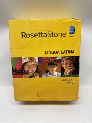 Rosetta Stone Latin (Latin America) Spanish Level 1,2&3 FACTORY SEALED ...