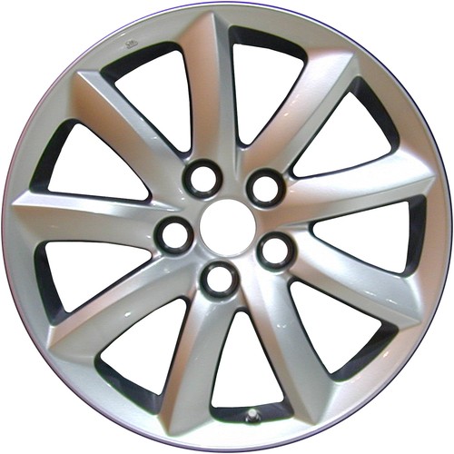 ALYLE066U20 - 9 Turbine-Spoke Silver 18x7.5 Alloy Factory Wheel ...