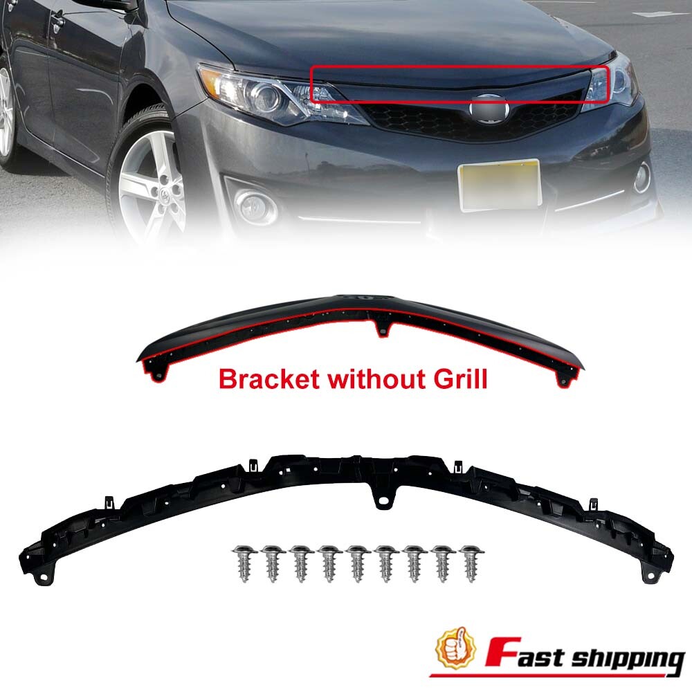 Front Bumper Black Bracket Without Grill for 2012-2014 Toyota Camry SE ...