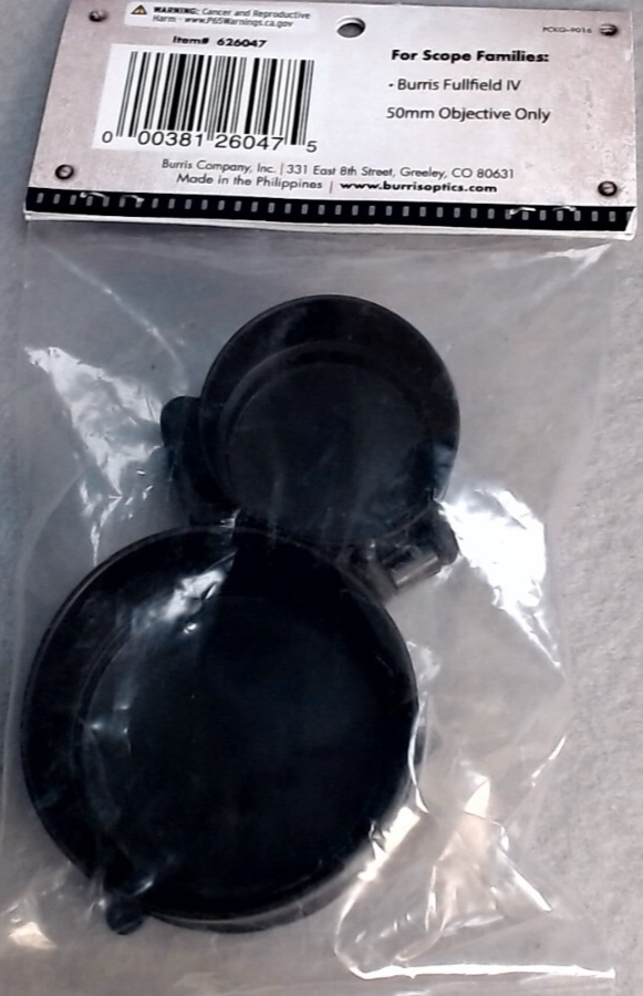 Burris Rifle Scope Lens Cover Flip Up Cap Lid Fullfield 50mm | eBay