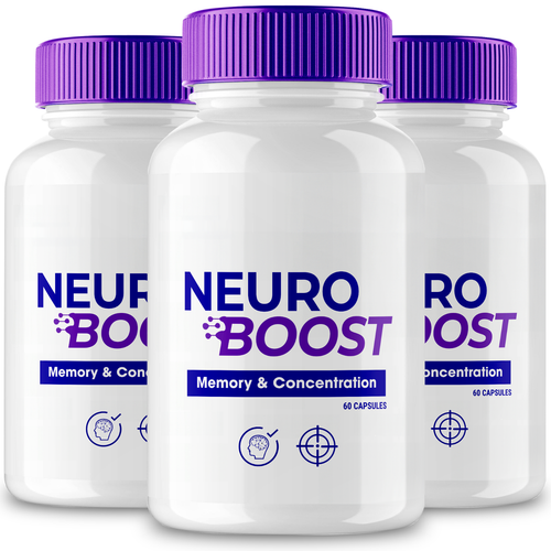(3 Pack) Neuro Boost Brain Supplement Pills for Memory and Focus (180 ...