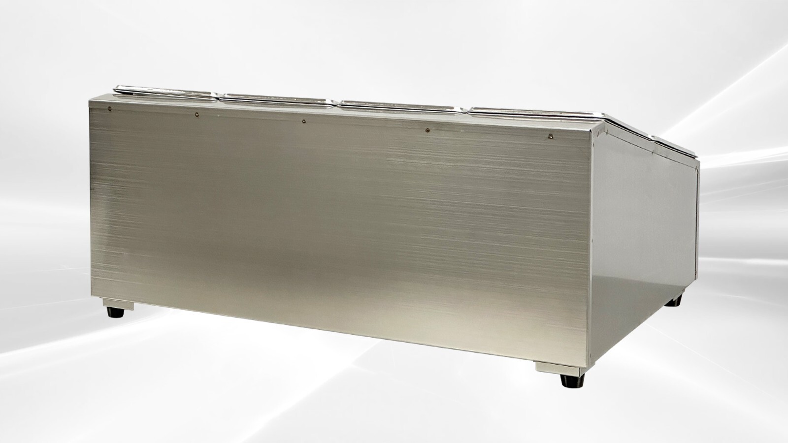 NEW 8 Container Condiment Sauce Topping Station Caddy Countertop Ice ...