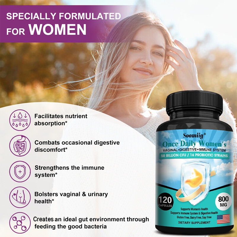 50 Billion Probiotics CFU Potency Gut Health Women 60/120 Capsules | eBay