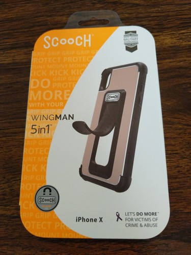 NEW IN BOX OEM SCOOCH WINGMAN 5-in-1 ROSE GOLD CASE FOR IPHONE X 10 | eBay
