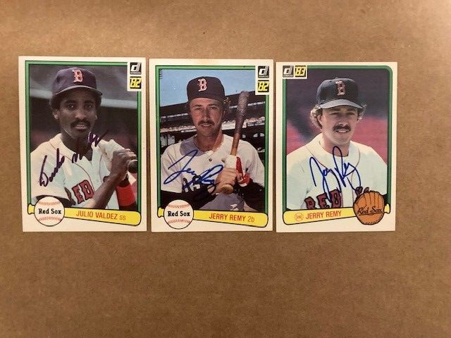 Jerry Remy Red Sox Autographed 1982 Donruss Card #156 w/COA Auction for ...