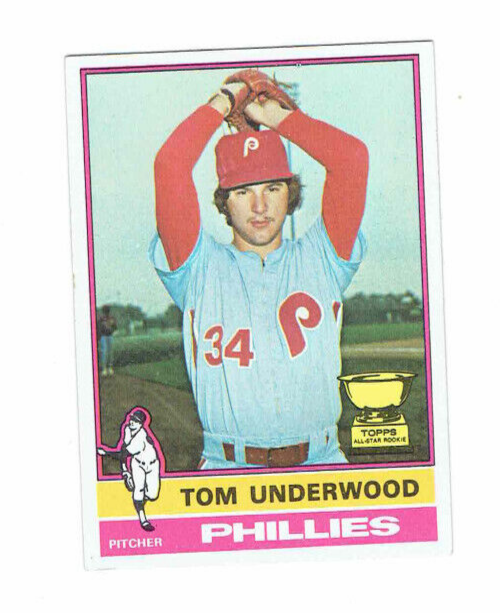 Tom Underwood Philadelphia Phillies P #407 Topps 1978 #Baseball Card | eBay