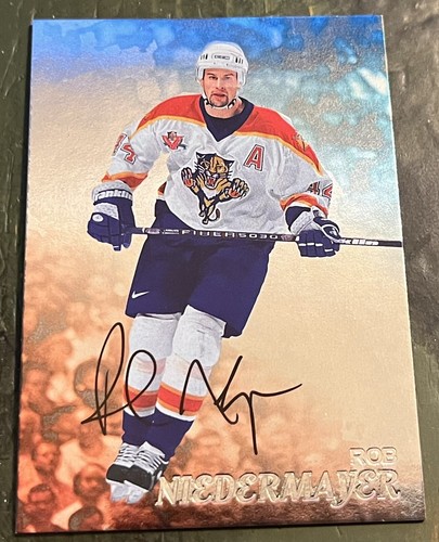 1998-99 Be A Player ITG Rob Niedermayer #208 Auto Autographed Florida ...