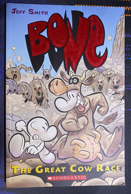 Bone by Jeff Smith - The Great Cow Race (Scholastic, August 2005 ...