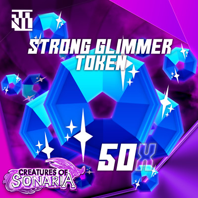 x50 Strong Glimmer Tokens | Creatures Of Sonaria | Roblox | Cheap and ...