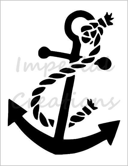 Nautical Rope Stencils